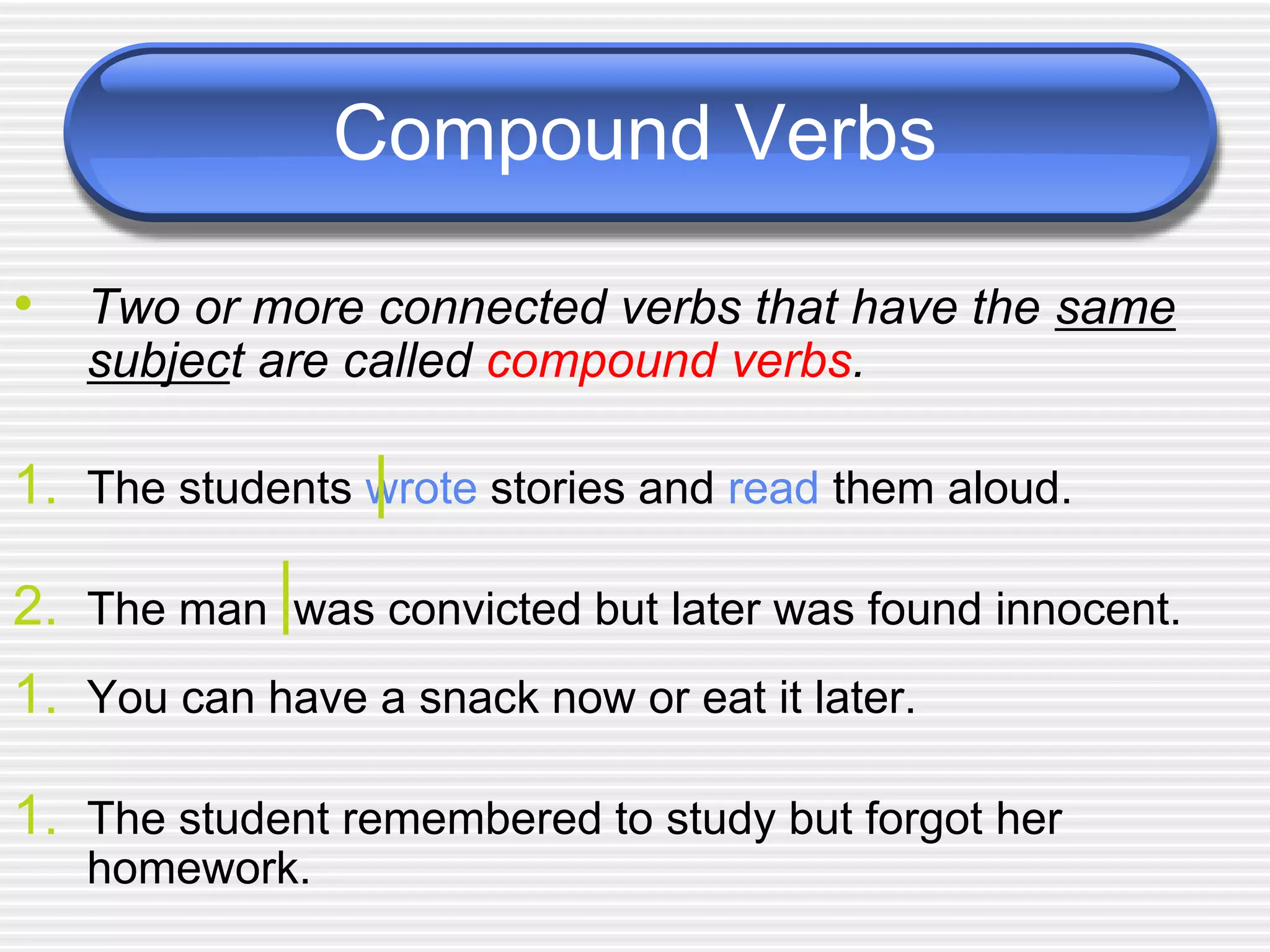 Parts of a sentence 6th grade | PPT