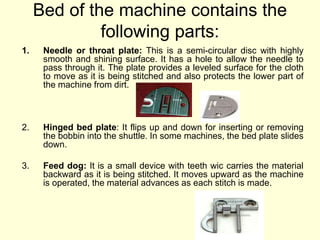 Parts of a sewing machine lock stitch machine | PPT