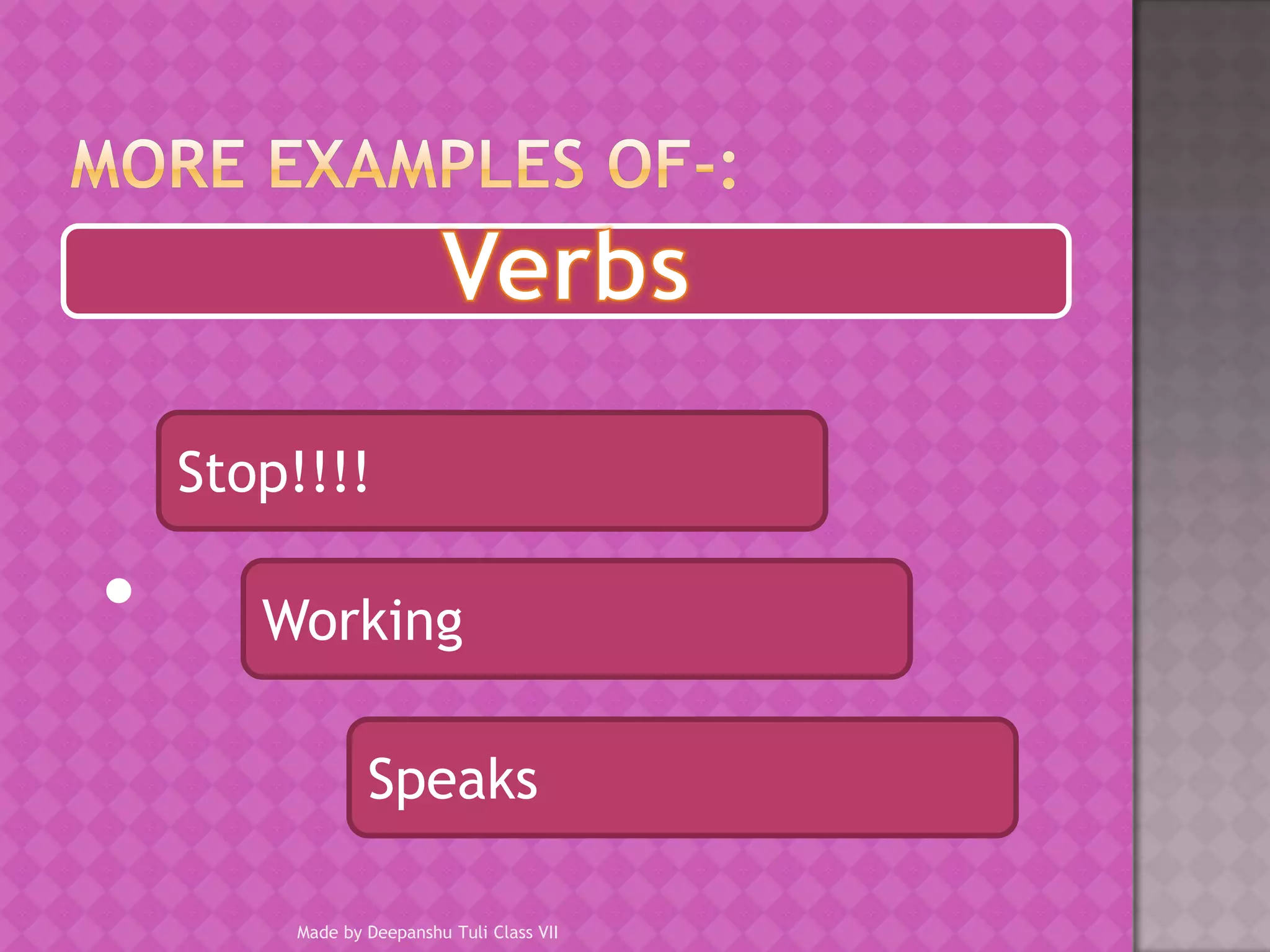 Parts Of A Speech | PPTX
