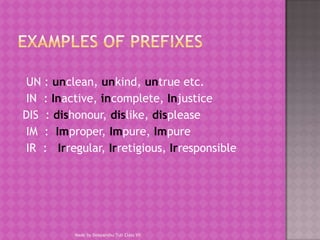 Parts Of A Speech | PPTX