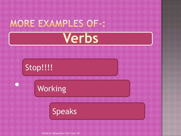 Parts Of A Speech | PPTX