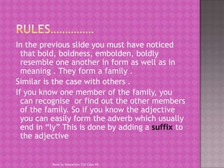 Parts Of A Speech | PPTX