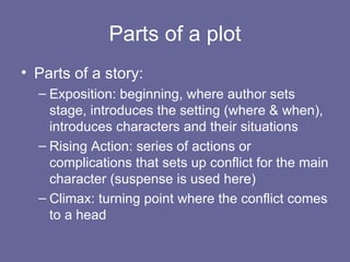 Parts Of A Story | PPT