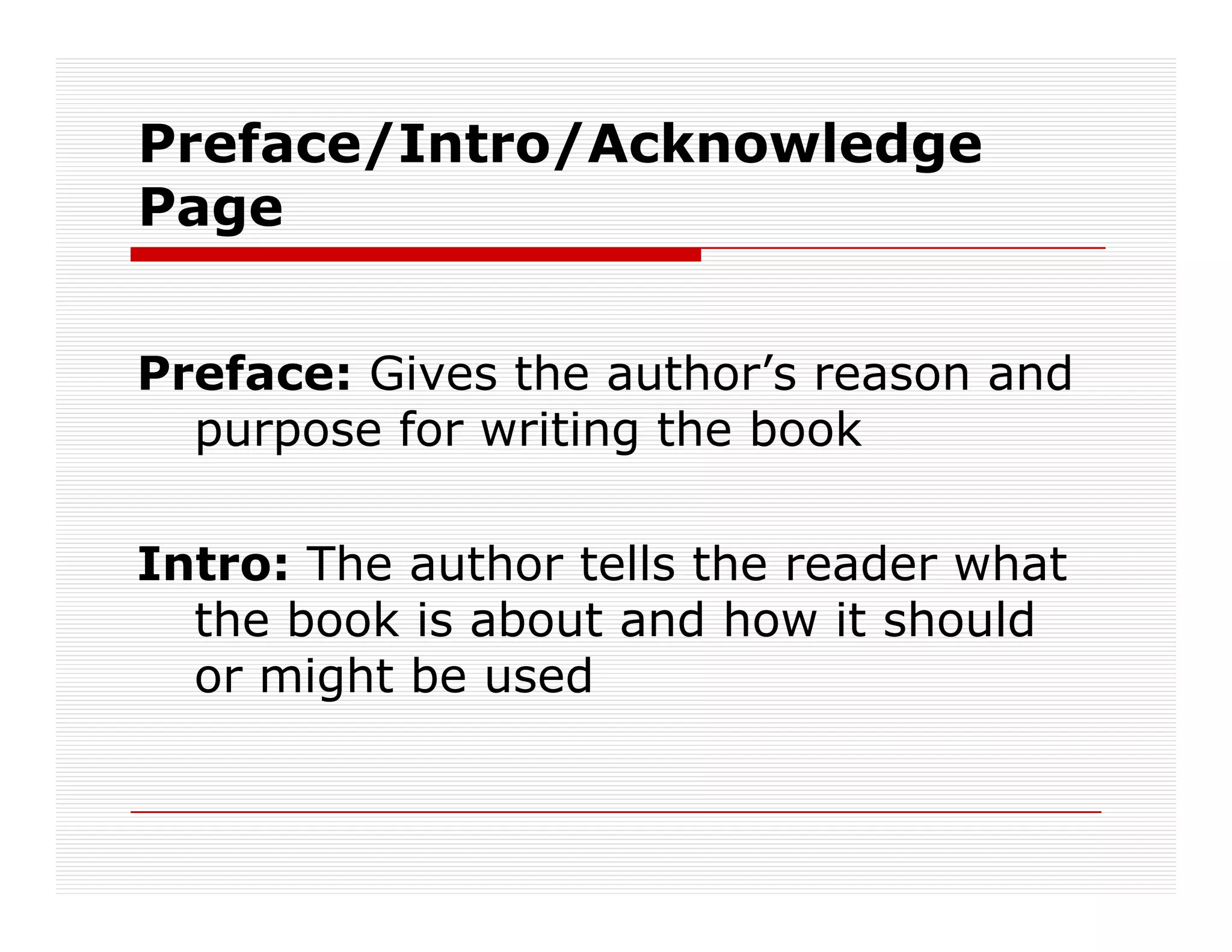 Parts of a textbook | PDF