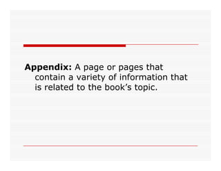 Parts of a textbook | PDF