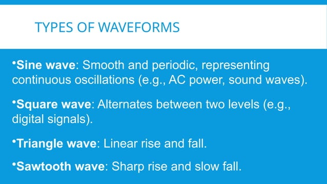 PARTS OF A WAVEFORM Science 8 .......... | PPTX