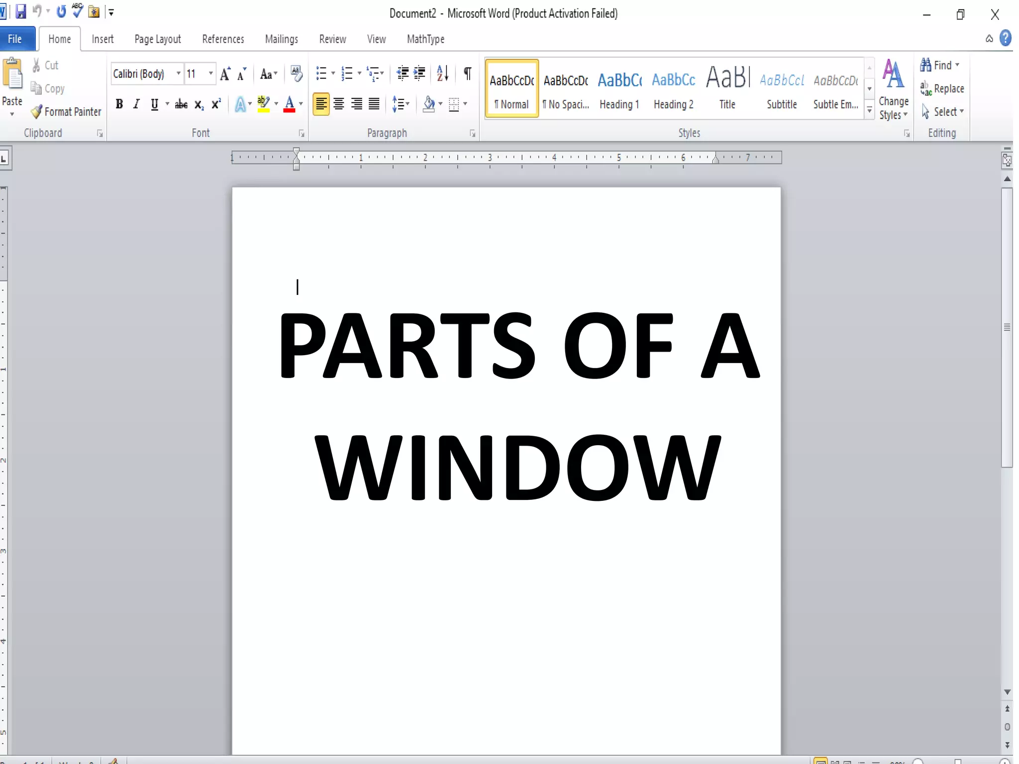 Computer: Parts of a Window | PPTX