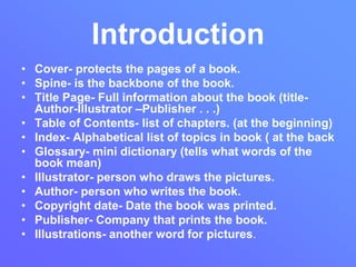 Parts of book pr.1 | PPT
