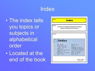 Parts of books pr.2 pr.3 | PPT