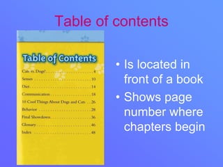 Parts of books pr.2 pr.3 | PPT
