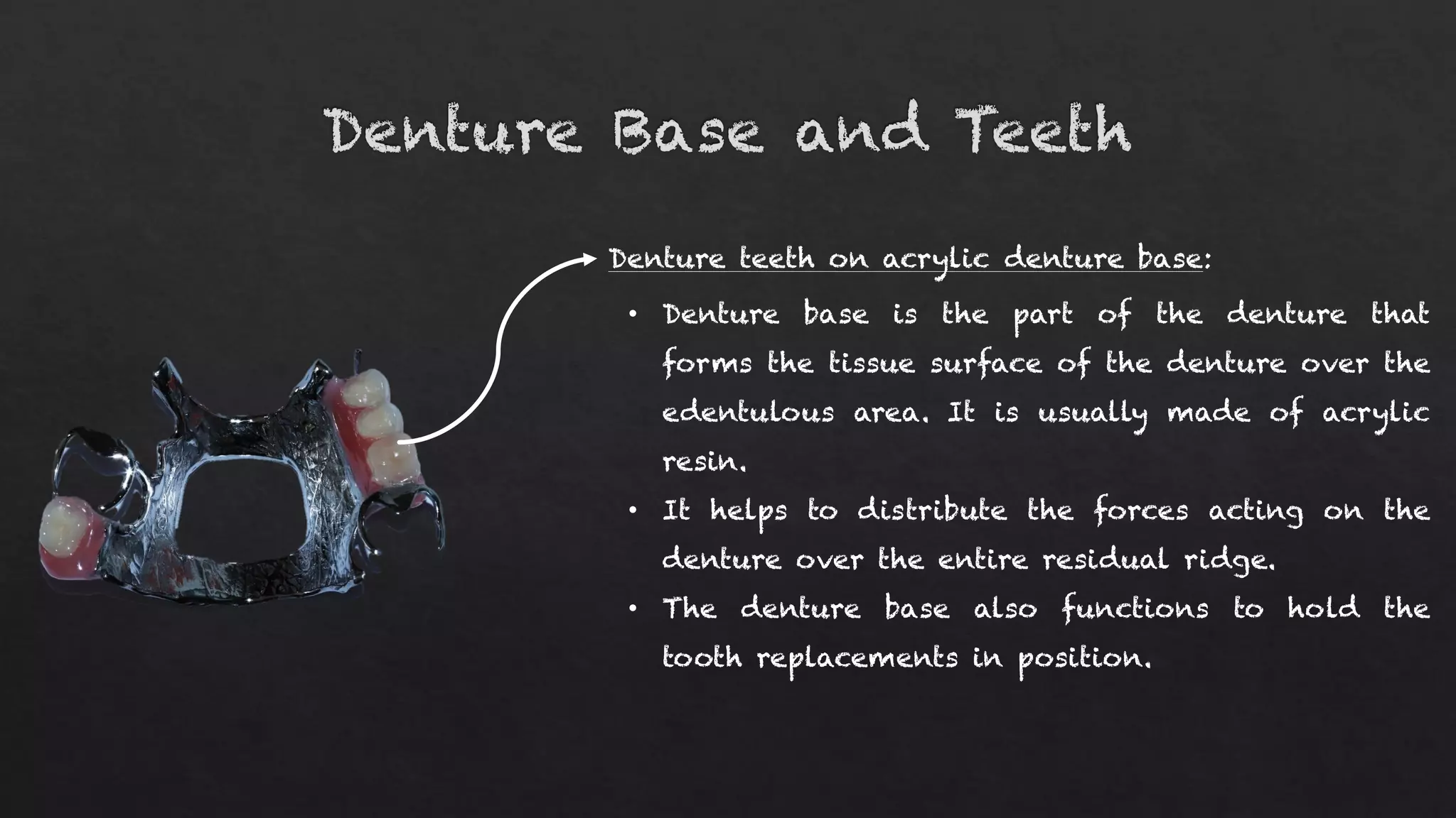 Parts of Cast Partial Dentures | PDF