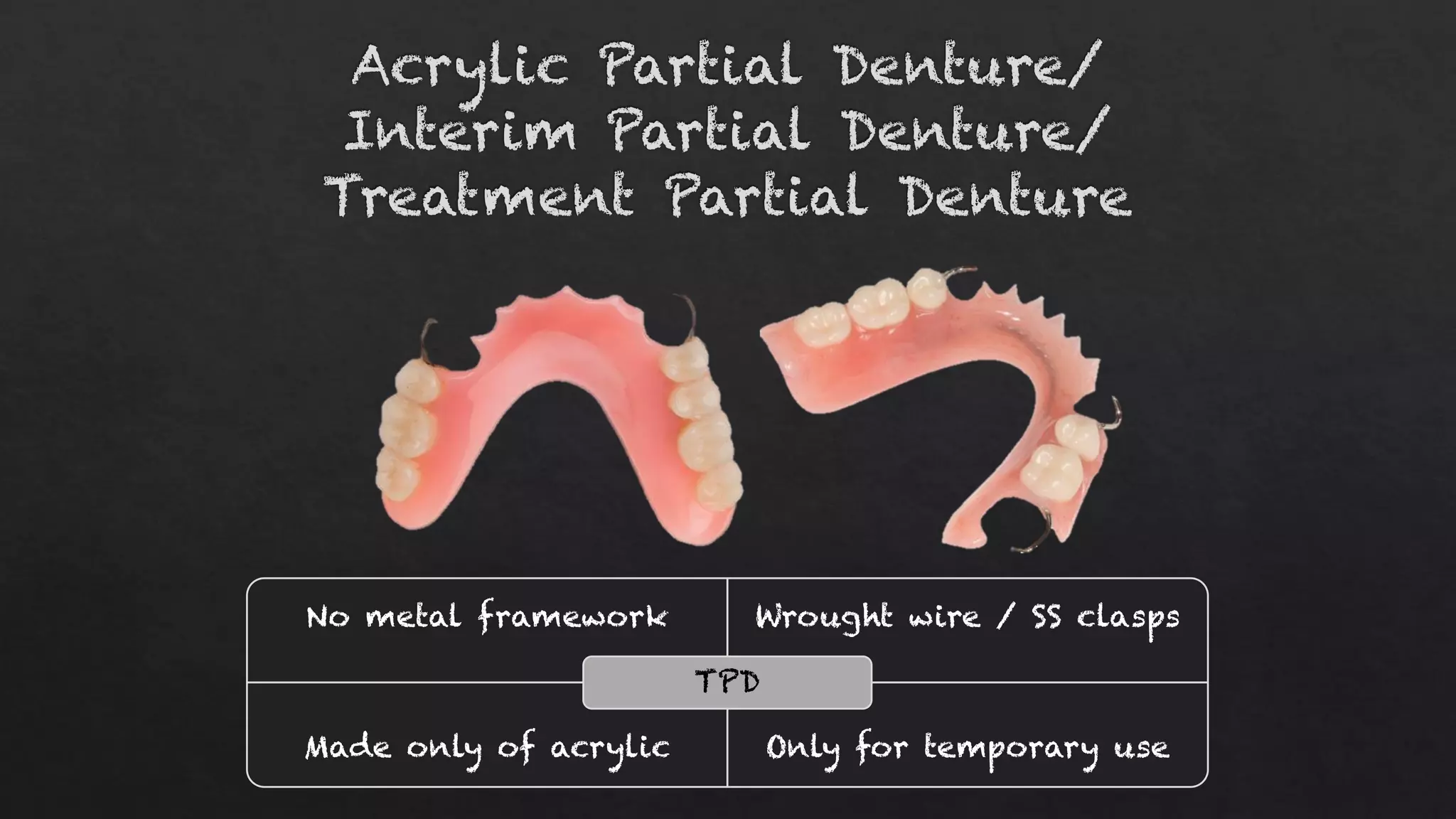 Parts of Cast Partial Dentures | PDF