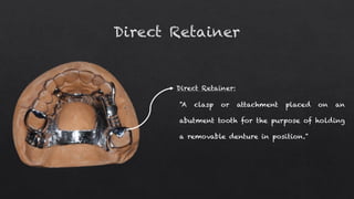 Parts of Cast Partial Dentures | PDF