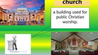 Parts of church | PPTX