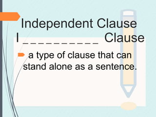 Parts of Complex Sentence | PPTX