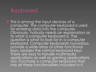 Parts of Computer | PPT