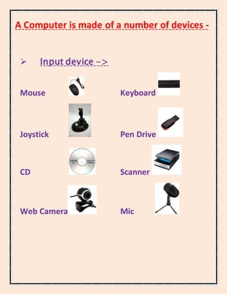 Parts of computer | DOCX | Computer Peripherals | Computing
