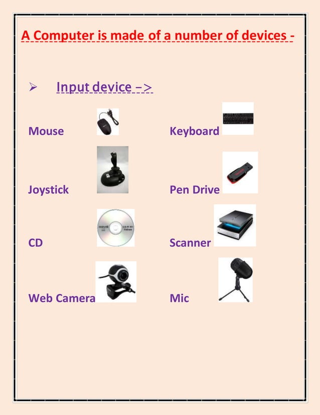 Parts of computer | PDF