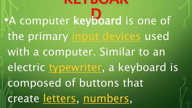PARTS OF COMPUTER.pptx | Computer Peripherals | Computing