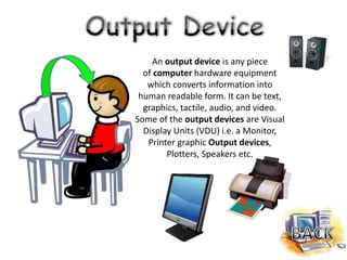 Parts of computer for basic class | PPT