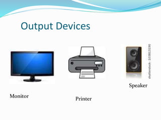 Parts of computer,input,output | PPTX