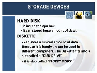 Basic Parts of Computer | PPTX