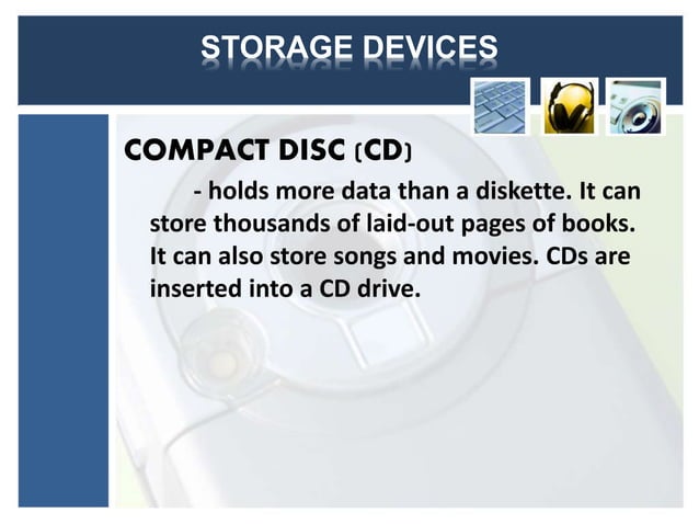 Basic Parts of Computer | PPTX | Data Storage and Warehousing | Computing