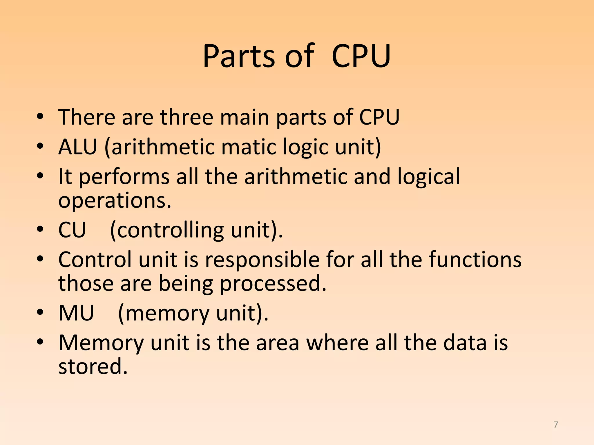 foedumed:Parts of computer system 29_16 | PPTX