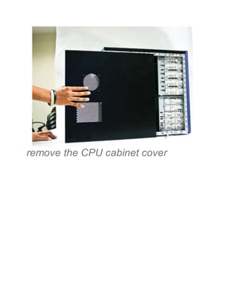 Parts of computer system (how to assemble and disassemble the computer ...