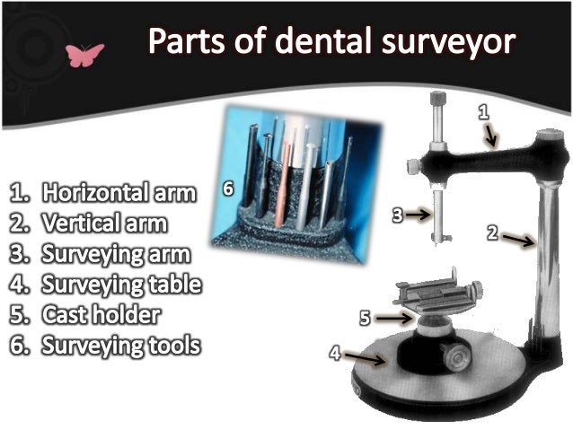 Parts of dental surveyor