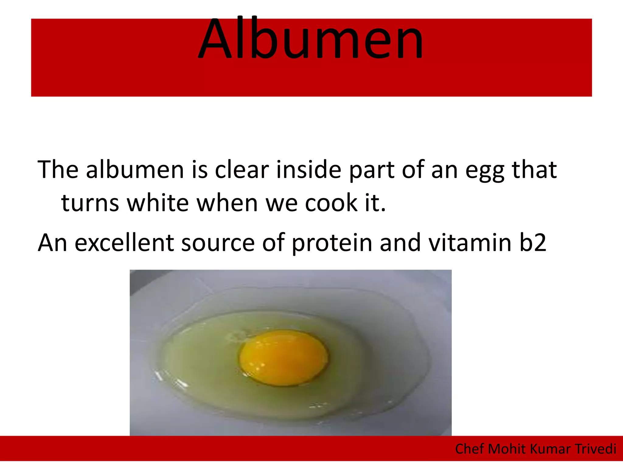 Parts of egg ppt chef mohit | PPT
