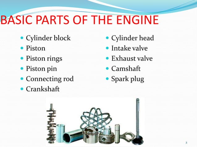 Parts of engine | PPTX | Auto Parts | Automotive