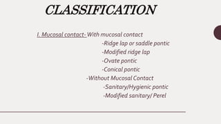 Parts of fixed partial denture | PPTX