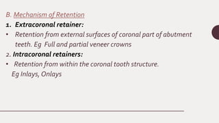 Parts of fixed partial denture | PPTX