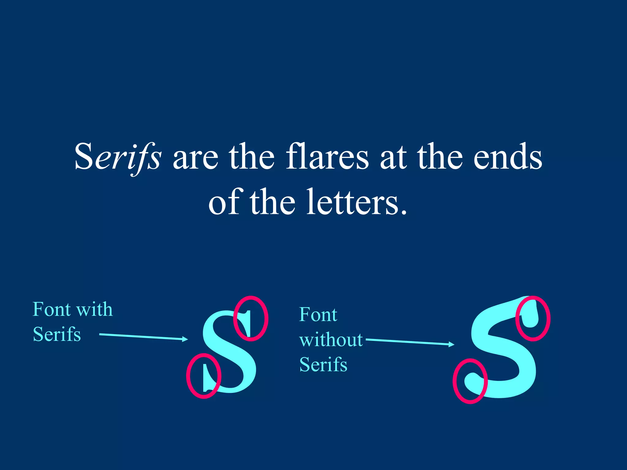 Parts of fonts | PPTX