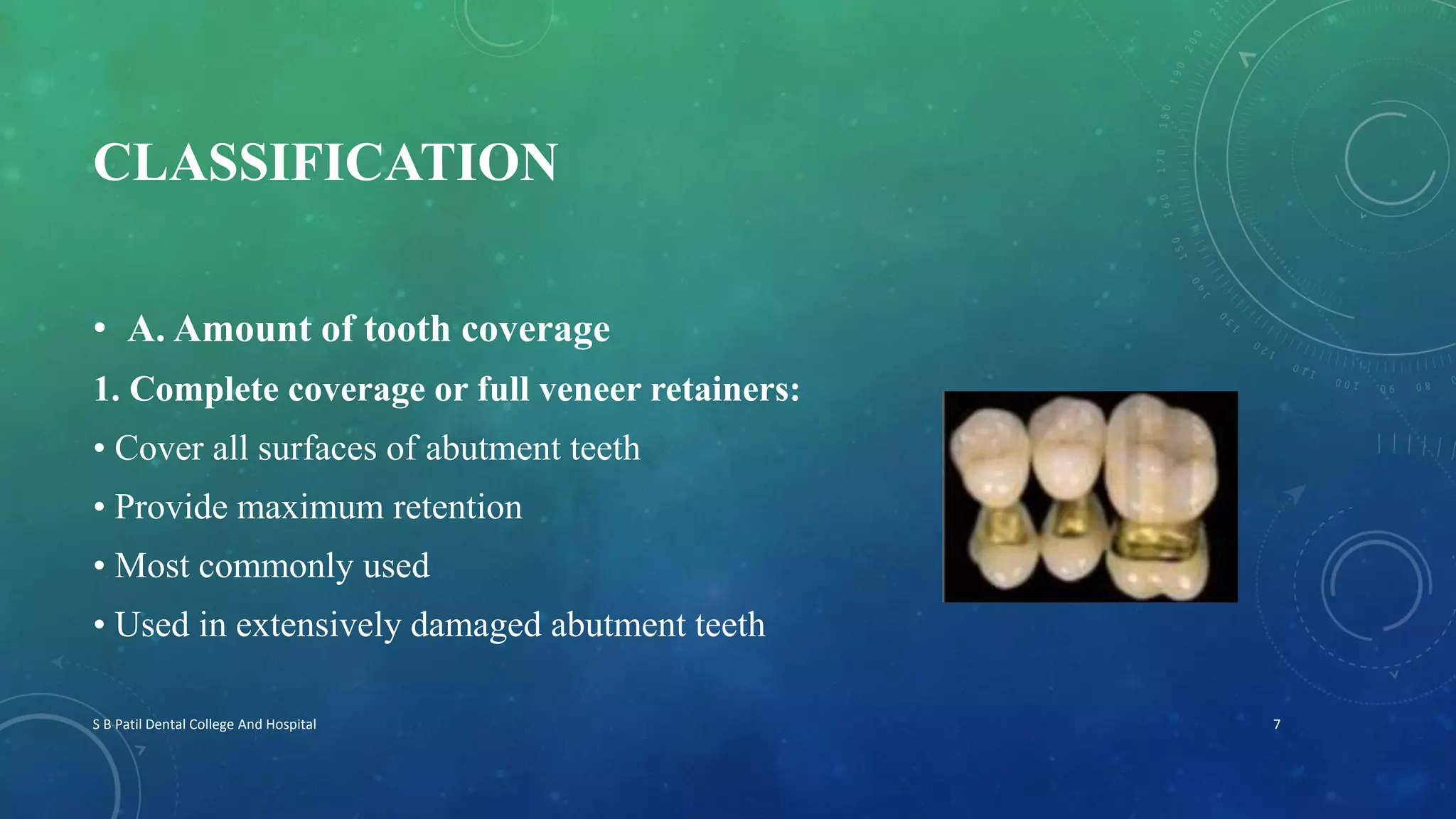 COMPONENTS OF FIXED PARTIAL DENTURE | PPTX