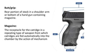 PARTS OF GUN in forensic medicine and toxicology.pptx