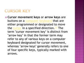 Parts of Keyboard | PPTX