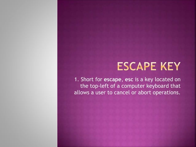 Parts of Keyboard | PPTX