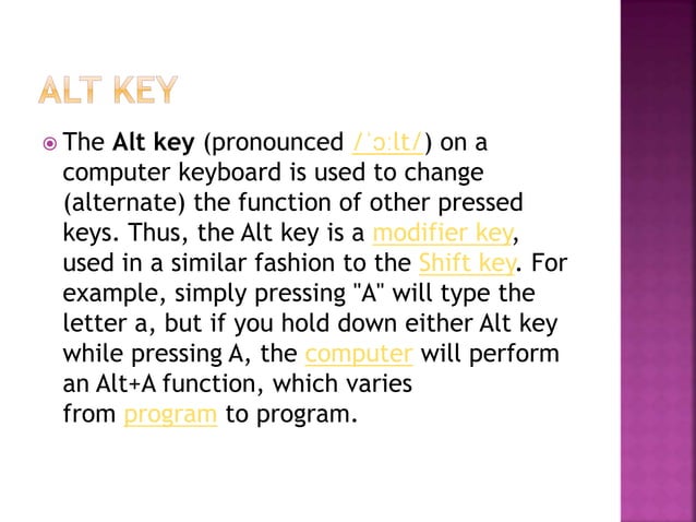 Parts of Keyboard | PPTX