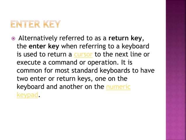 Parts of Keyboard | PPTX