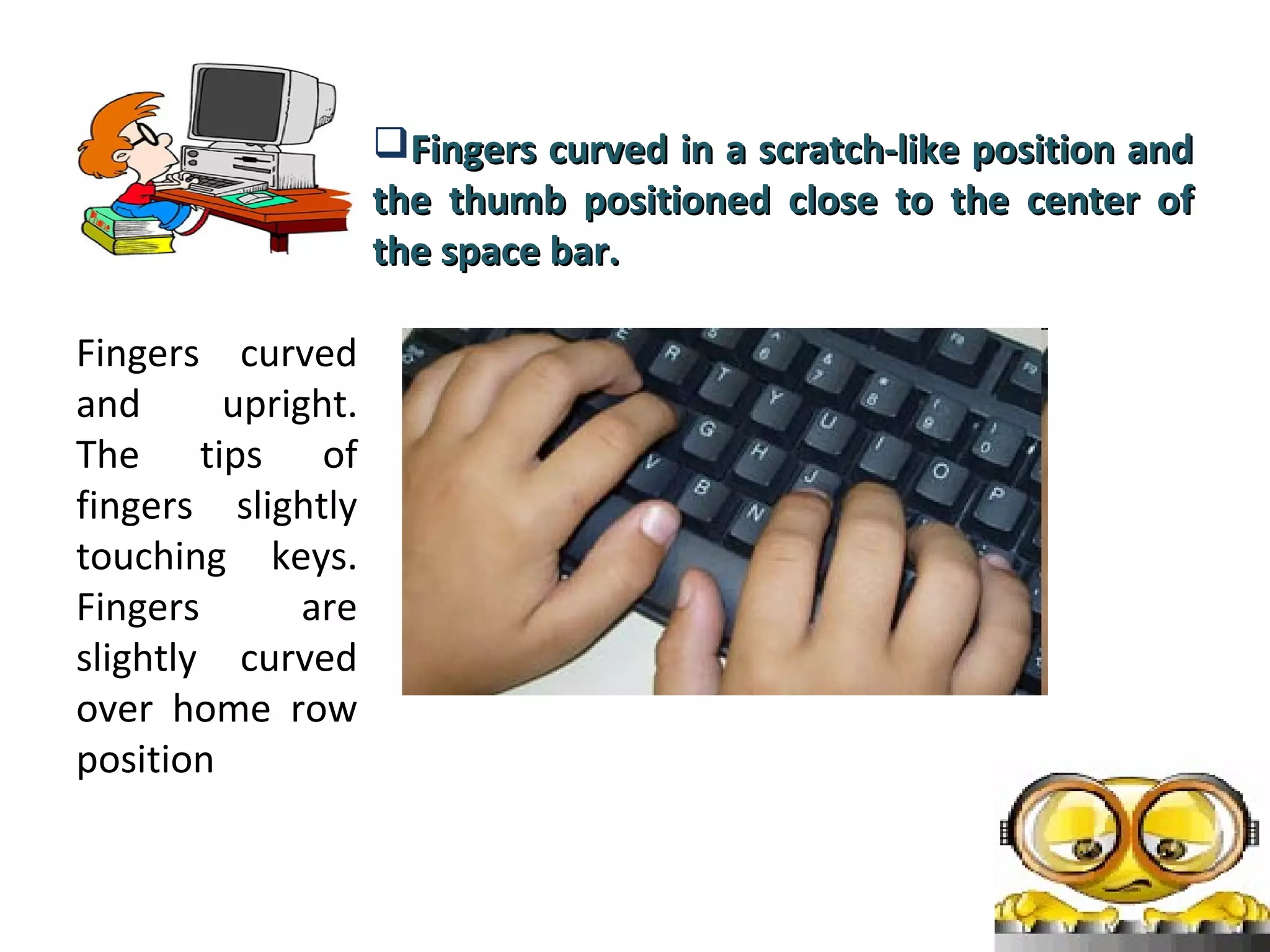 Parts of keyboard and proper handling | PPT