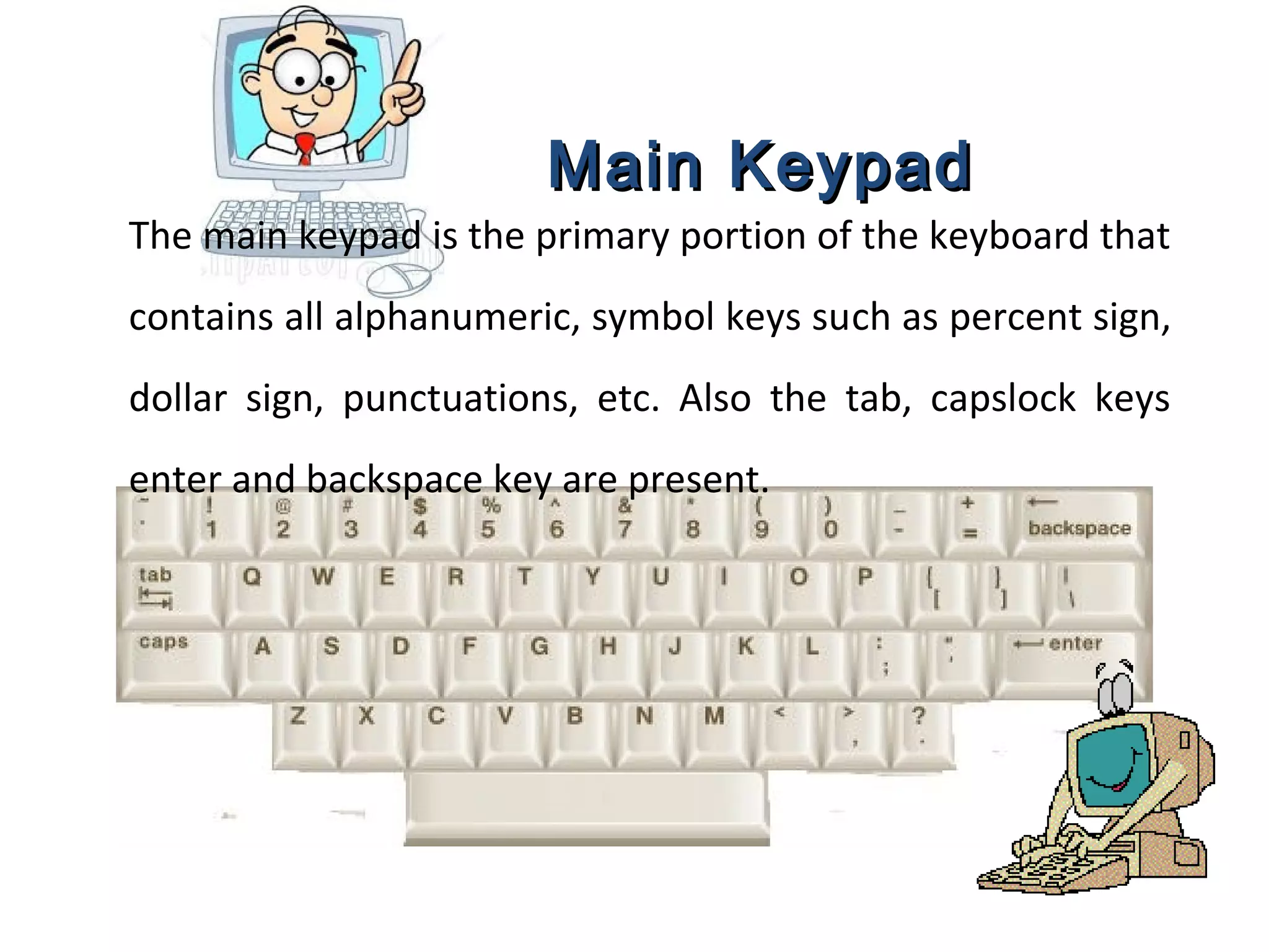 Parts of keyboard and proper handling | PPT