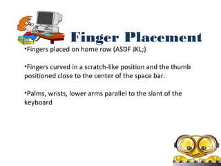 Parts of keyboard and proper handling | PPT