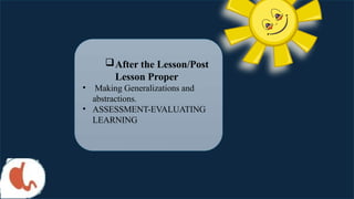 Parts of Lesson Exemplar, teachers roadmap.pptx | Educational ...