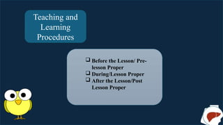 Parts of Lesson Exemplar, teachers roadmap.pptx