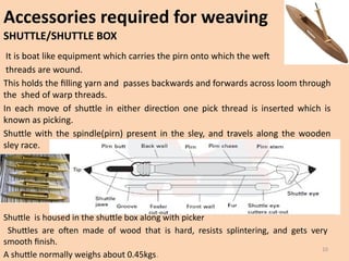 Parts of loom, loom accessories and their function.ppsx