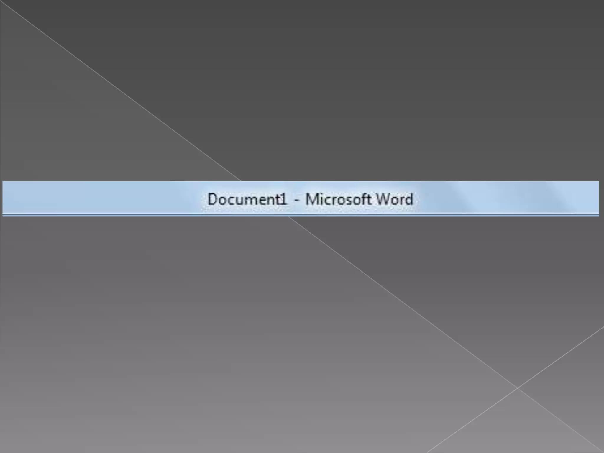 Parts of m.s word | PPTX