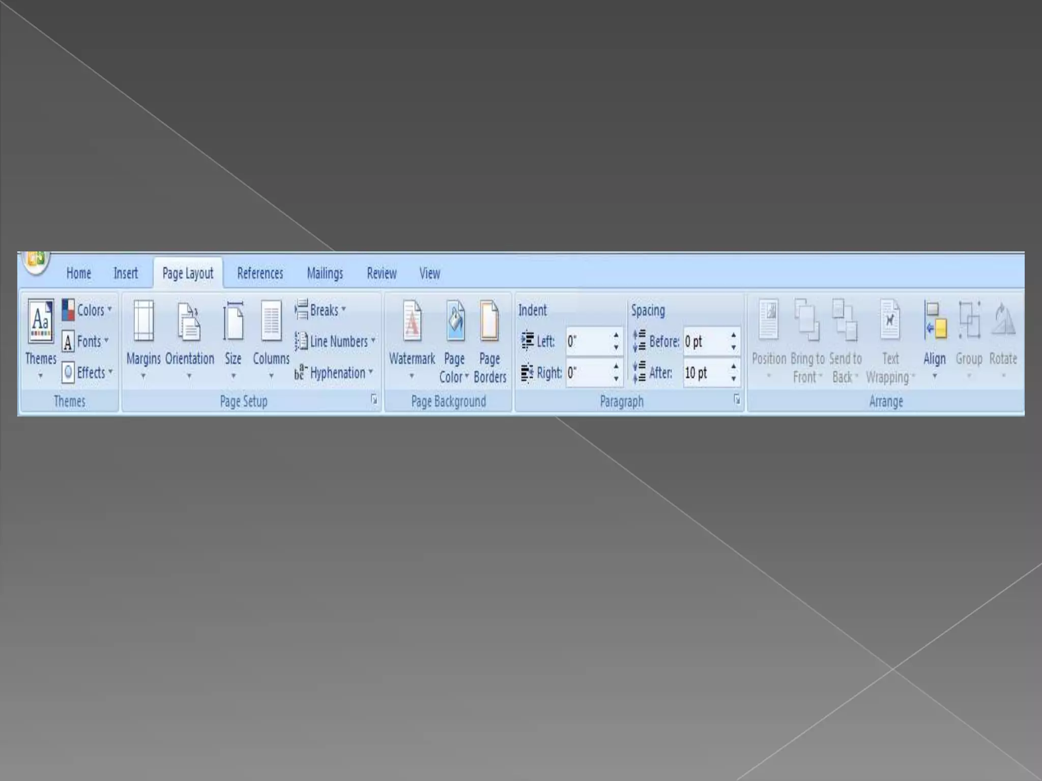 Parts of m.s word | PPTX