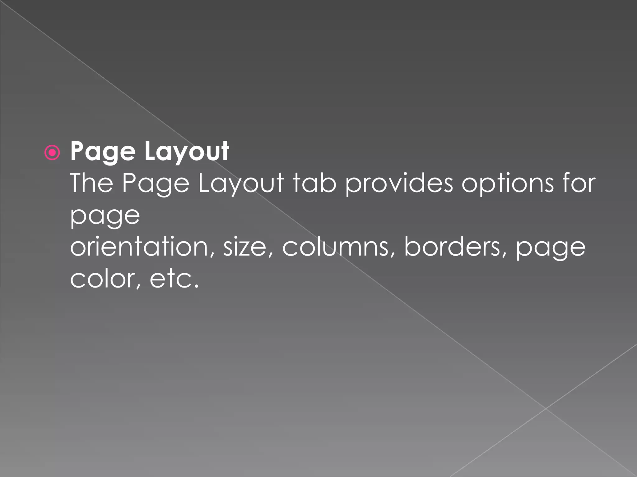 Parts of m.s word | PPTX